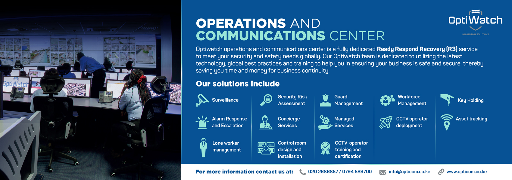 Opticom | Providing professional security and safety solutions
